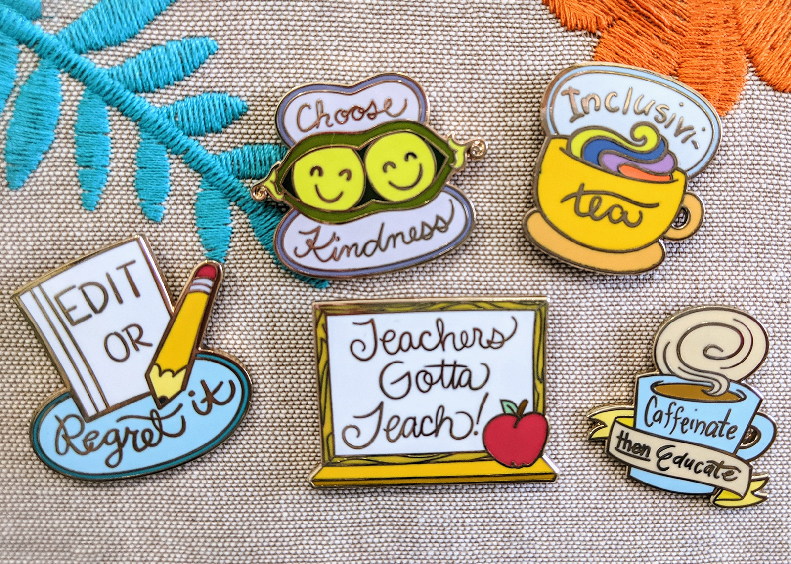 Teacher Pins - Celebrating Teachers with Enamel Pins :: Teacher ...